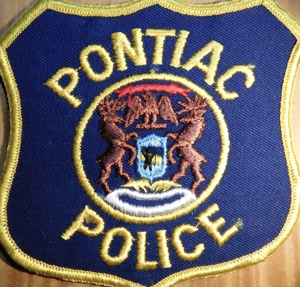 GEMSCO NOS Vintage Collectible Patch POLICE PONTIAC MI - Original 1976 ...