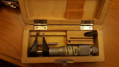 VIS Fowler Poland Micrometer Ratchet Gauge .2 - 1.2 w/ insert .001 ...