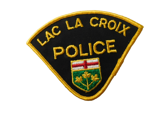 LAC LA CROIX POLICE VINTAGE PATCH SHOULDER ONTARIO CANADA NATIVE 1ST ...