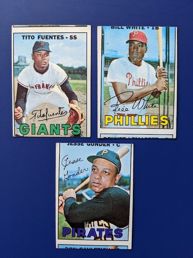 1967 Topps Baseball Miscut Lot (9 cards) - No Bends or Creases | eBay