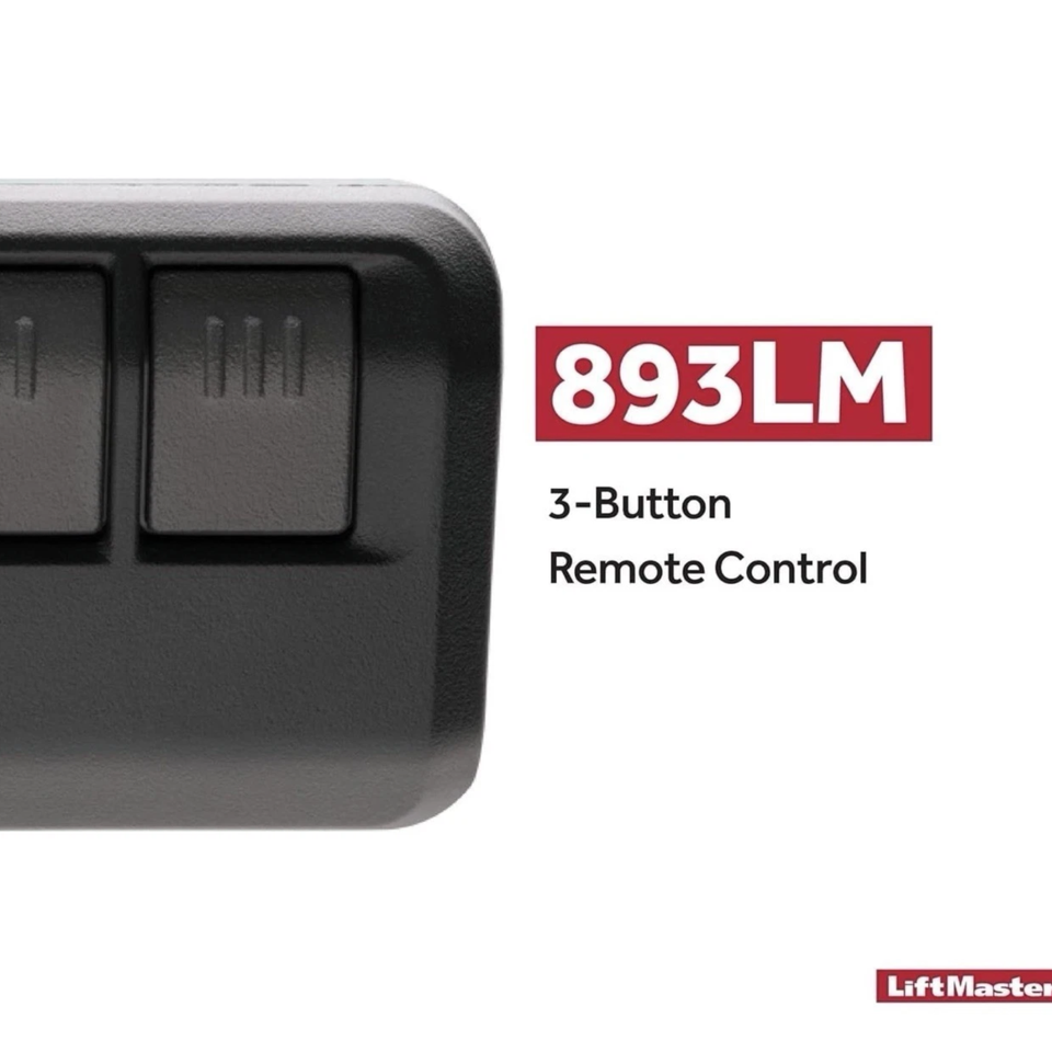 LiftMaster 893LM Remote | Security+ 2.0 Garage Door Opener 3-Button ...