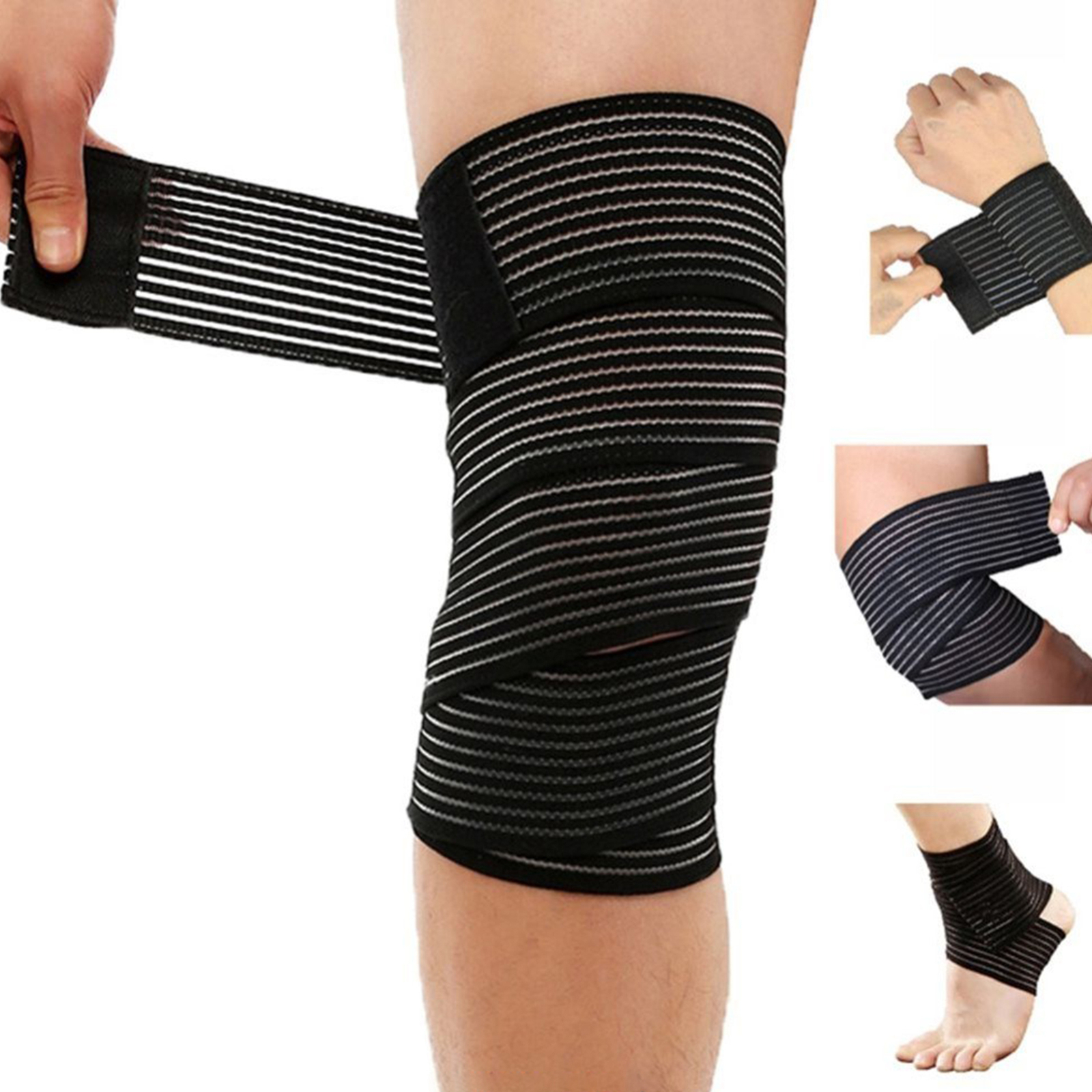 1pc Elastic Strap Lightweight Comfortable Compression Tape Bandage ...