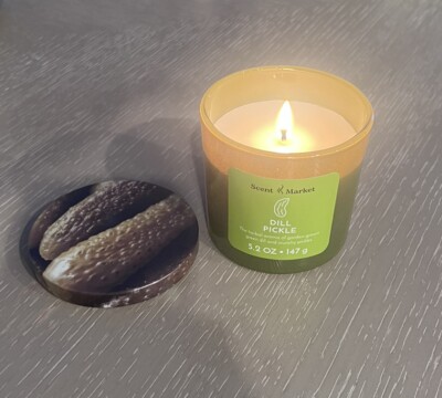 Scent Market Dill Pickle Scented Jar Candle Gift 5.2 OZ | eBay