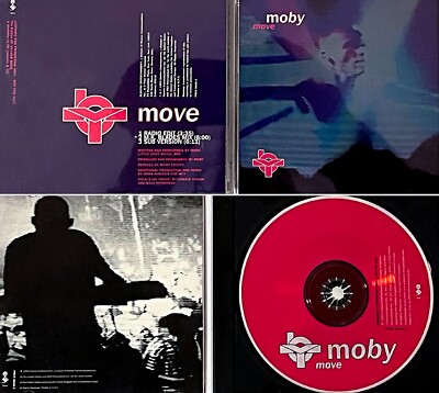 MOBY *VG+* "MOVE" 1993 US ELEKTRA PROMO CD SINGLE | eBay