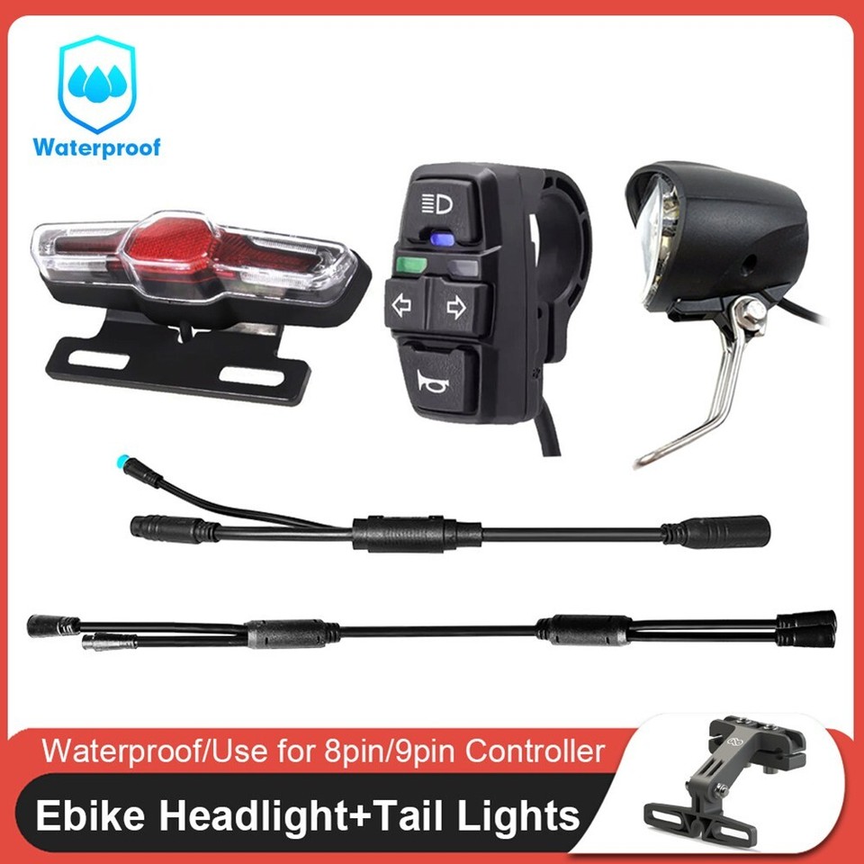 Waterproof Cable Light Set For Bafang Center Motor Improved Visibility ...