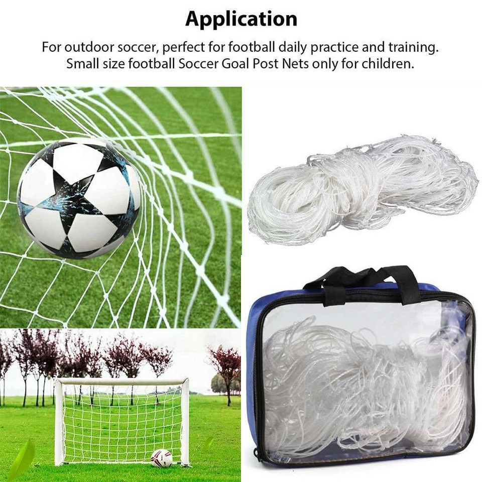 6FT x 4FT Portable Football Soccer Goal Net Quick Set-up For Kids ...