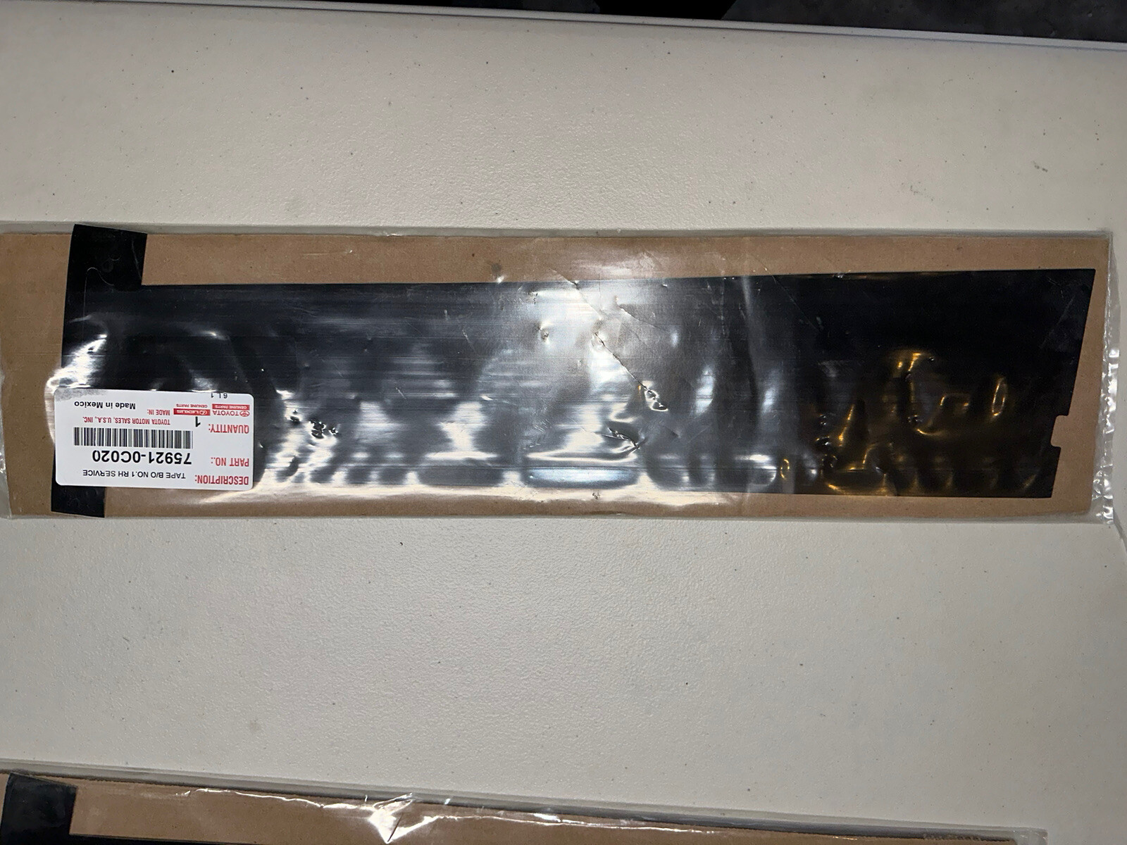 Genuine Toyota Black Out Tape (Right) 75921-0C020 | eBay