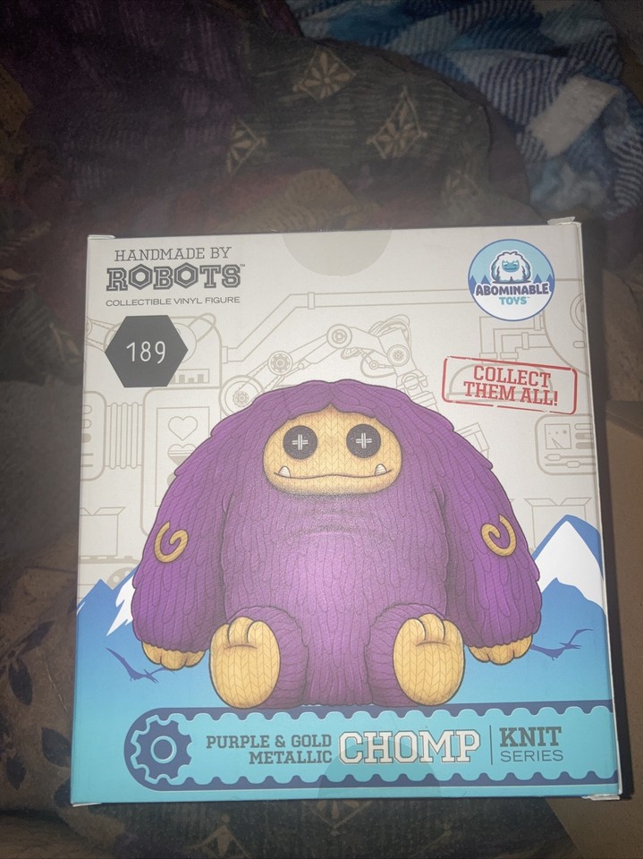 Handmade By Robots Purple and Gold Metallic Chomp Limited Edition 480 ...