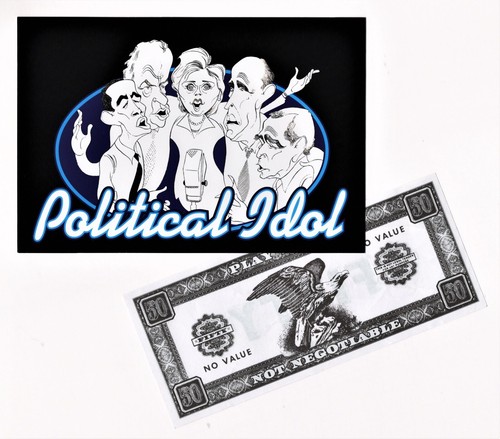 Robert Yarnell "POLITICAL IDOL" Lara Buck / Enga Davis 2007 Postcard ...