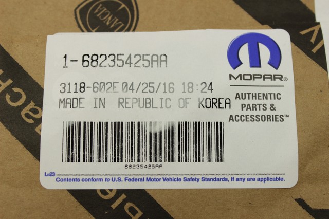 Genuine Mopar Front Door Nameplate 68235425AA for sale online | eBay