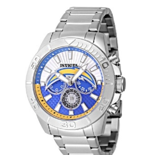 Invicta NFL Pro Diver 45mm Los Angeles Chargers Quartz Watch Brand New ...