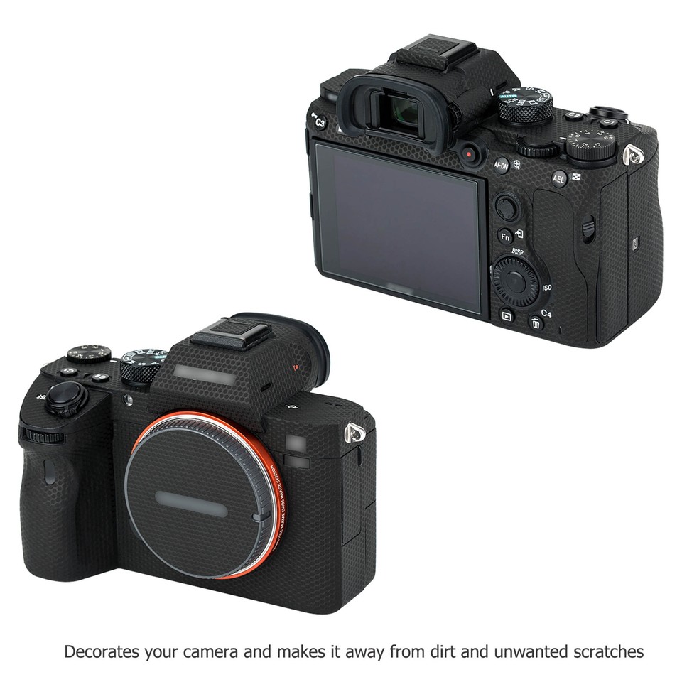 Anti-Scratch 3M Camera Body Film Skin Cover Protector for Sony A7III ...