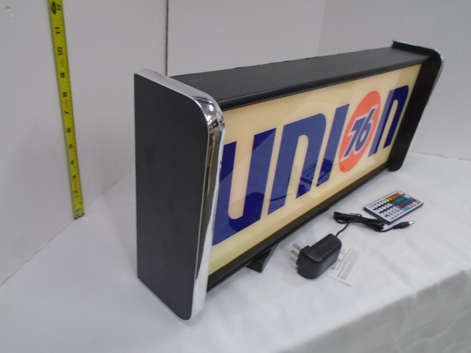 Union 76 LED Display lighted sign lightbox Wall Hanging Light | eBay