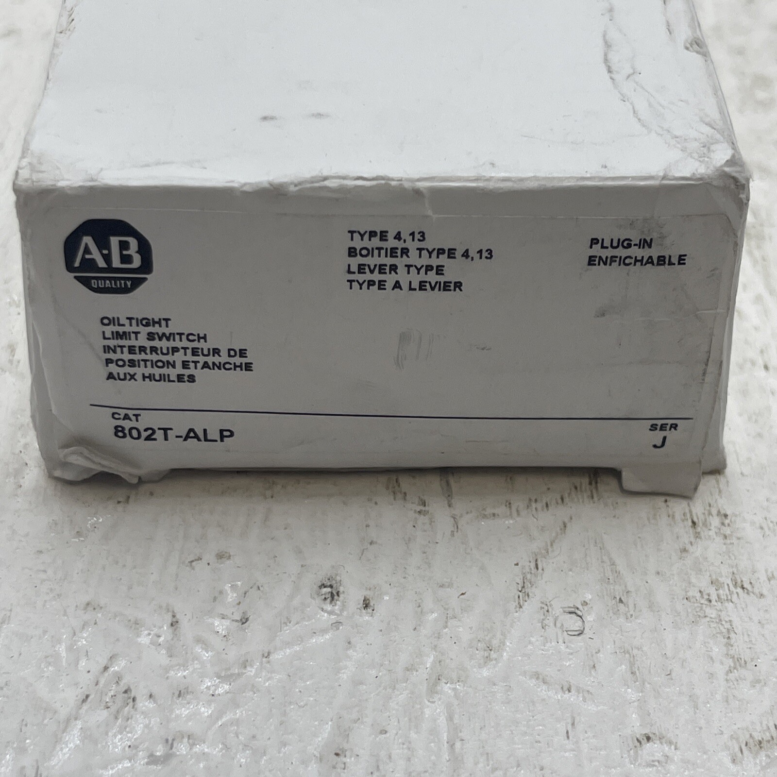 Allen Bradley 802T-ALP Oil Tight Side Rotary Limit Switch Series J | eBay