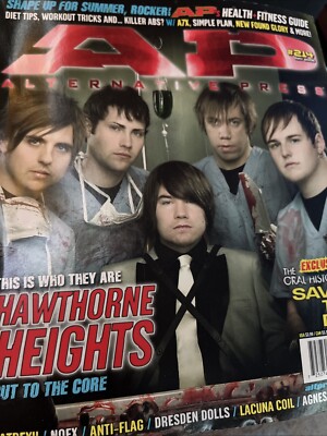AP #214 Magazine Hawthorne Heights Saves The Day Atreyu Dresden Dolls ...