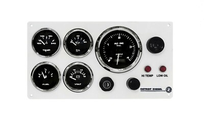 Detroit Marine Engine Boat Instrument Panel Pre-wired - Made in USA | eBay