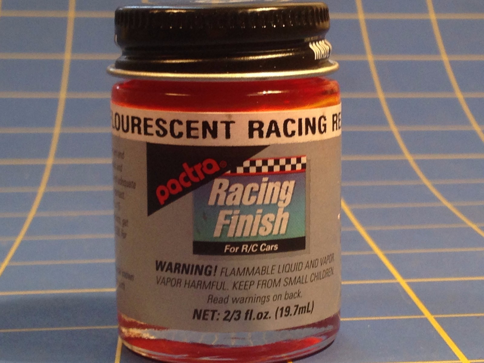 Pactra RC83 Fluorescent Racing Red Lexan Paint 2/3 oz Mid America | eBay