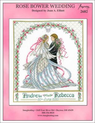 Rose Bower Wedding by Imaginating cross stitch pattern | eBay