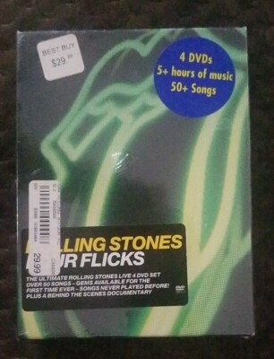 The Rolling Stones: Four Flicks (DVD, 2003, 4-Disc Set) 674797001221| eBay