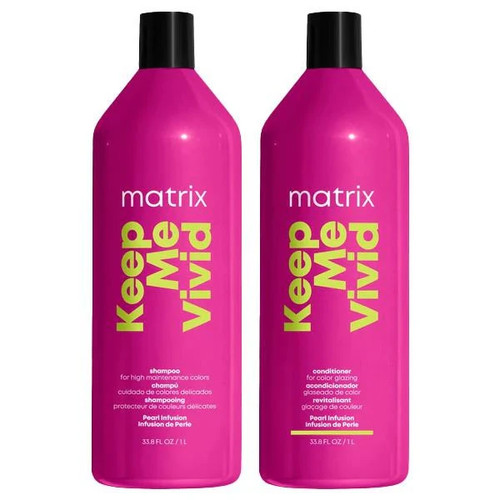 Matrix Keep Me Vivid Shampoo & Conditioner 33.8 Oz Set – Sulfate-Free ...
