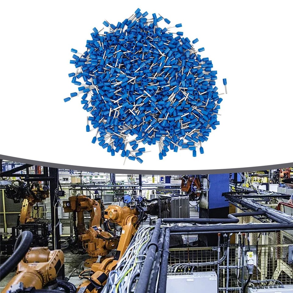 Reliable E0508 1000pcs Insulated Crimp Terminal for Electrical ...