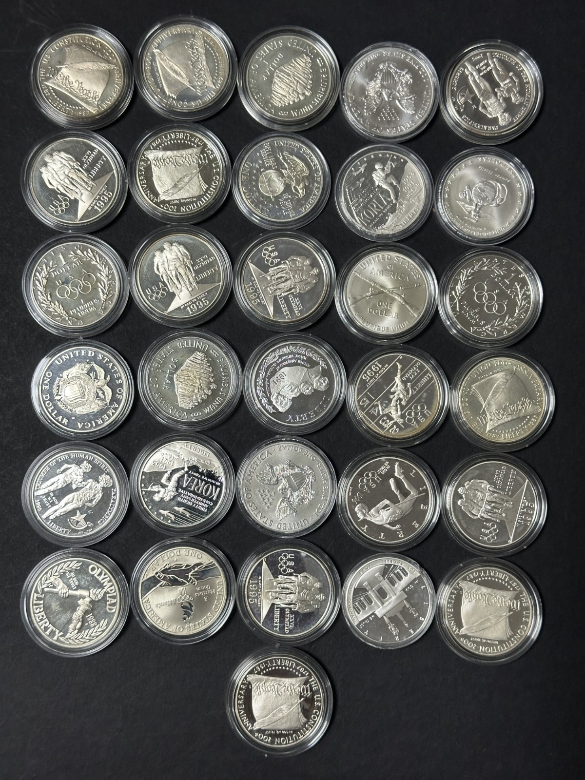 LOT of (31) United States Mint Silver Dollars $1 Coins | eBay