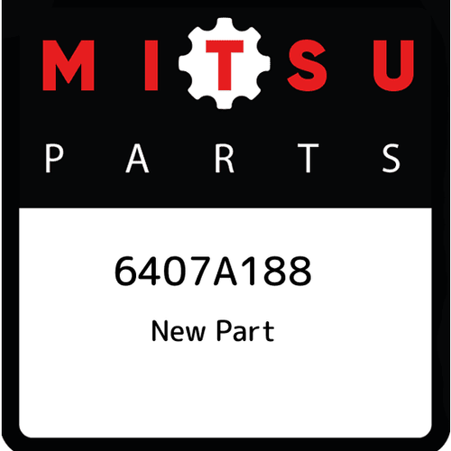 6407A188 Mitsubishi Garnishfr bumper side 6407A188, New Genuine OEM ...