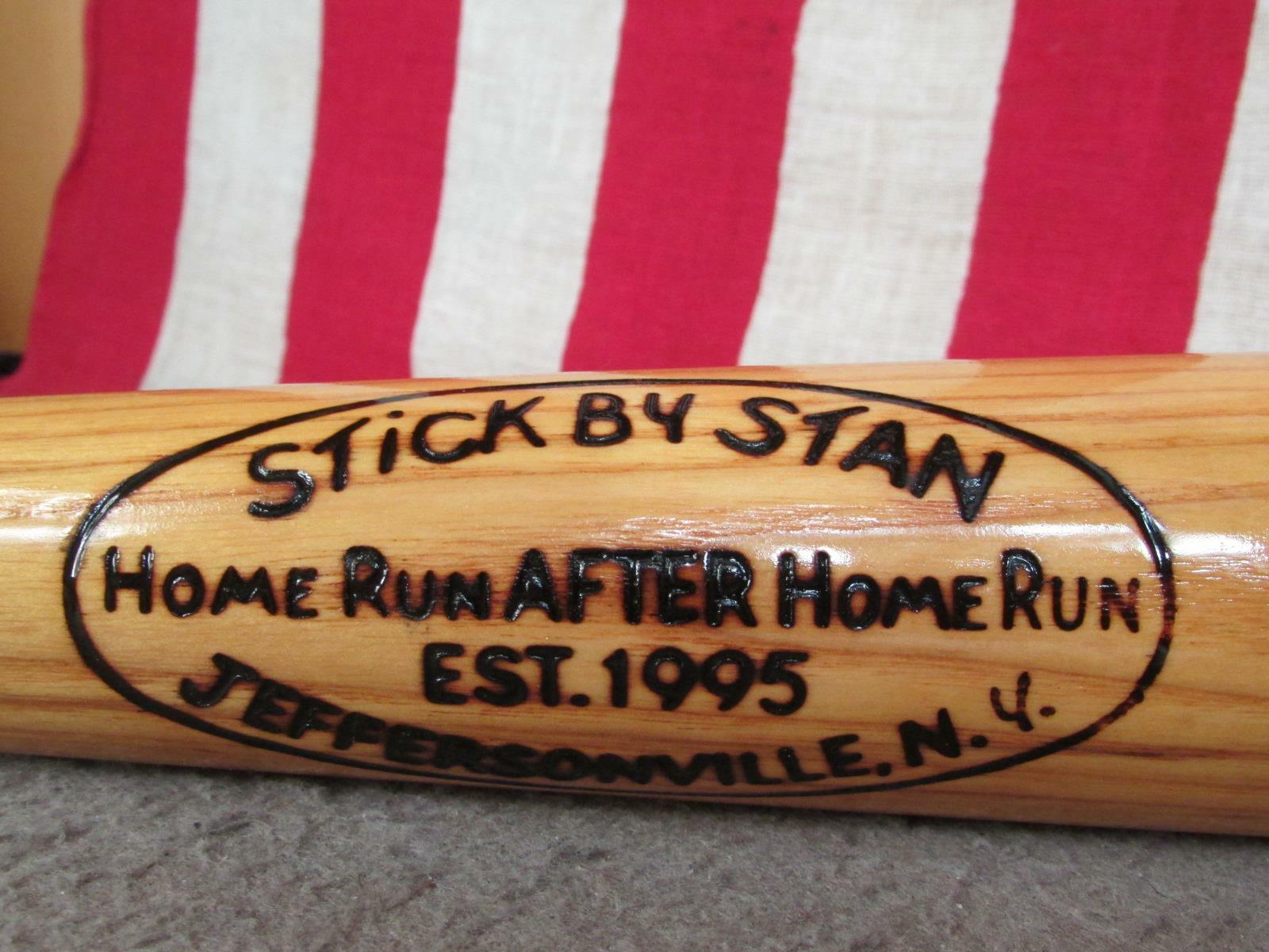 Vintage Stick By Stan Wood Baseball Bat Signed by Phillies Bowa ...