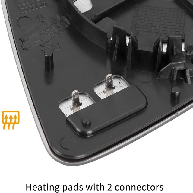 for Mercedes-benz S500l Left Rearview Mirror Glass Heated W/ Backing ...