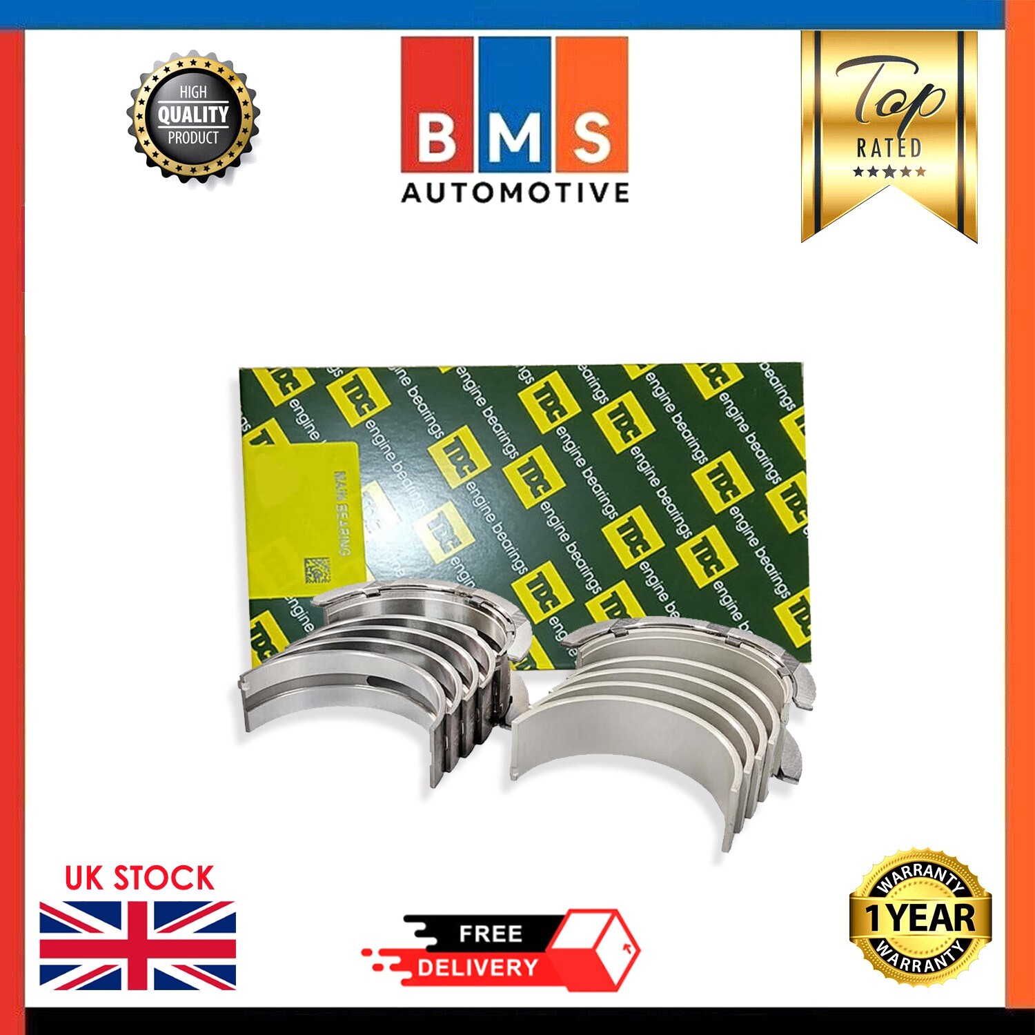 HYUNDAI D4FA CRANKSHAFT MAIN BEARING 1.5 DIESEL SIZE 0.50 MATRIX FC ...