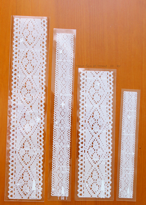 White Lace Long Cello Cellophane Wedding Party Birthday Biscuit Favor ...