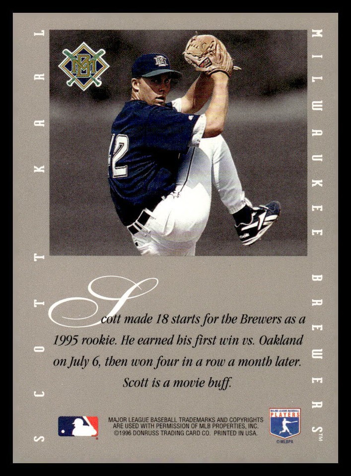 1996 Leaf Signature Series Scott Karl Auto | eBay