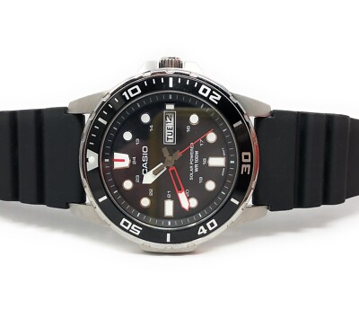 Casio MTP-S110-1AV, Men's Solar Battery Watch, 100 Meter W/R, Date ...