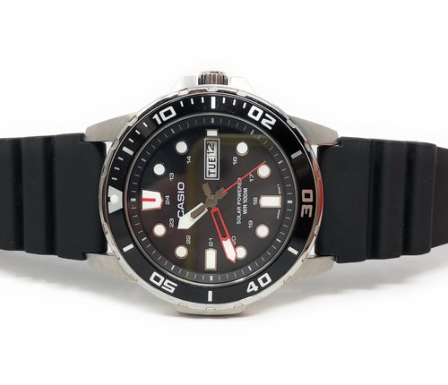 Casio MTP-S110-1AV, Men's Solar Battery Watch, 100 Meter W/R, Date ...