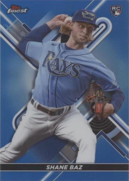 2022 Topps Finest - Shane Baz #4 Blue Refractor /150 (RC) for sale ...