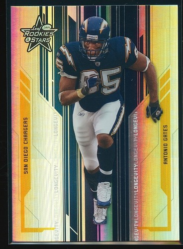 Antonio Gates 2005 Leaf Rookies & Stars Longevity Black /99 #79 | eBay