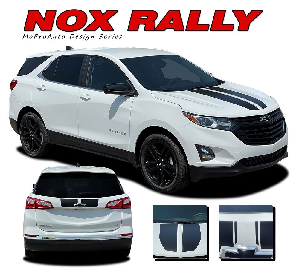 2018-2024 Chevy Equinox Hood Racing Stripes NOX RALLY Decals Vinyl ...