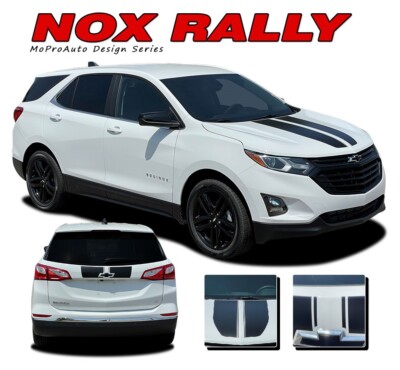 2018-2024 Chevy Equinox Hood Racing Stripes NOX RALLY Decals Vinyl ...