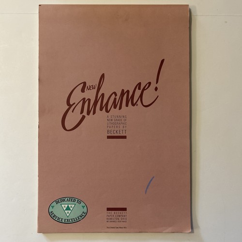 Lithographic Plain Paper Tablet Beckett Paper Company | eBay