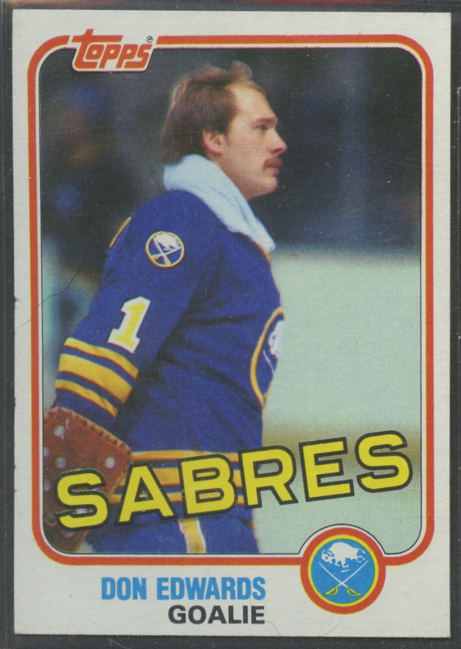1981-82 Topps #75 Don Edwards Buffalo Sabres | eBay