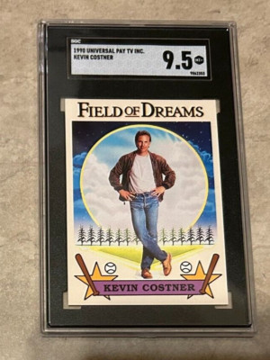 Field of Dreams 1990 Kevin Costner Universal Pay Television Promo Card ...