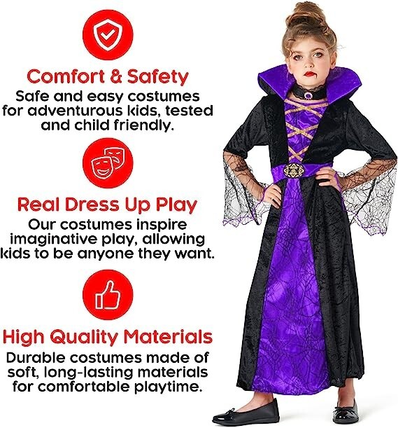 Purple Vampire Costumes For Girls