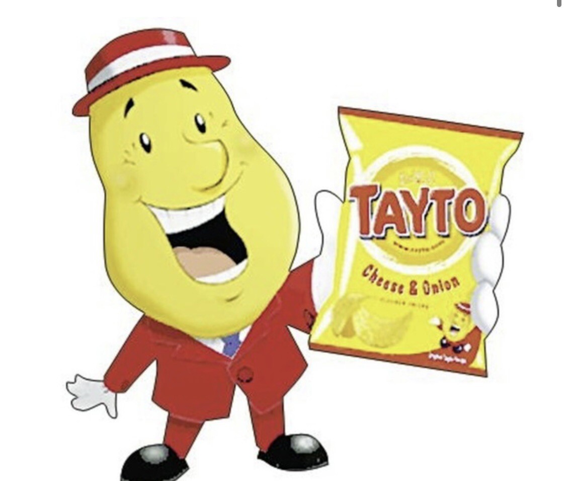 TAYTO IRISH CRISPS ASSORTED FLAVOURS 36 X PACKS OF TAYTO IRISH CRISPS ...