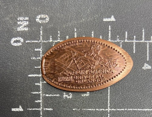 Universal Studios Orlando Captain America Marvel Elongated Pressed ...