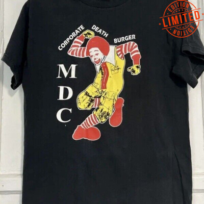 MDC PUNK ROCK BAND ALBUM BLACK T-shirt S-5xl TA0942 | eBay