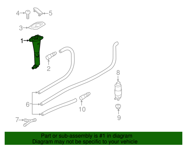 Genuine Porsche Cayenne Front Bumper Headlight Noozle Head Left ...