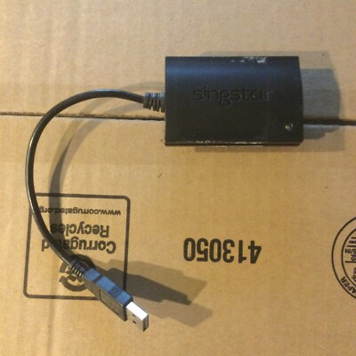 SONY SingStar*SCEH-0001*Microphone USB Converter*Playstation PS2 PS3 ...