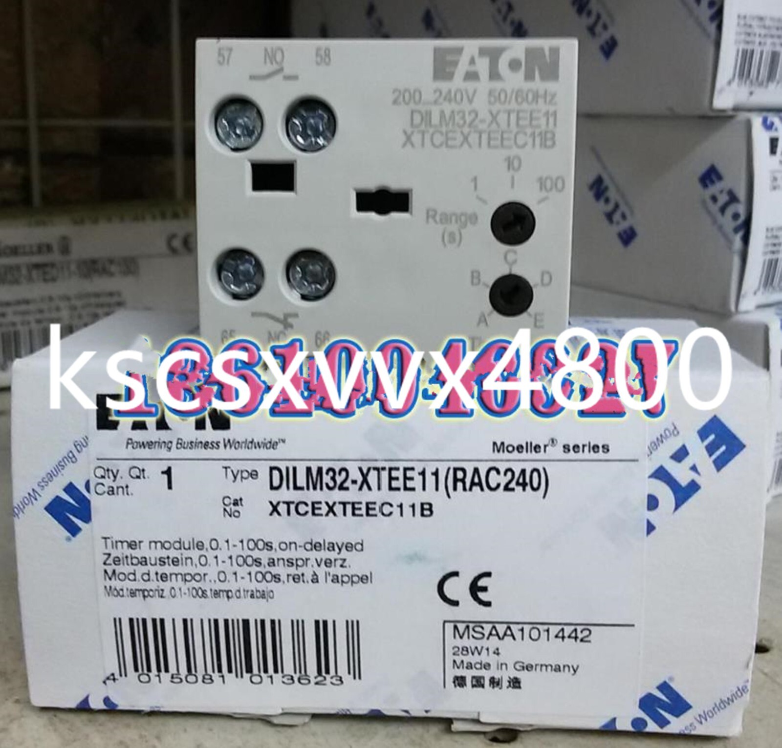 1 PCS NEW IN BOX EATON DILM32-XTEE11(RAC240) electronic delay module | eBay