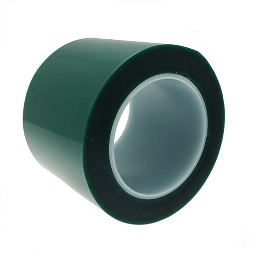 Green Polyester High Temp Masking Tape 88.9mm x 66m, Powder Coating ...