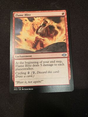 MTG Flame Blitz Modern Horizons 2 124/303 Regular Uncommon | eBay